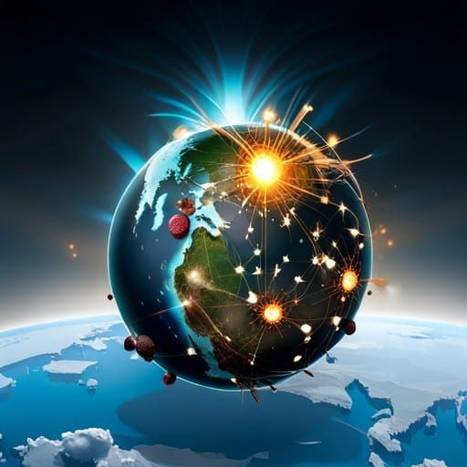 Total Chaos in the World - AI Generated Artwork - NightCafe Creator