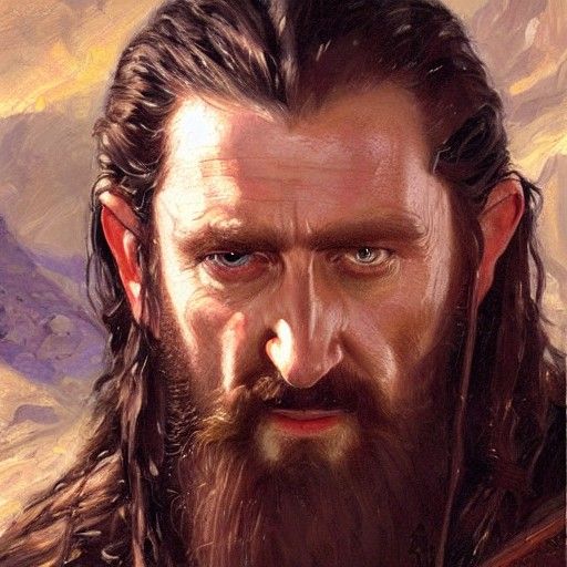 Thorin oakenshield book version take 2 - AI Generated Artwork ...