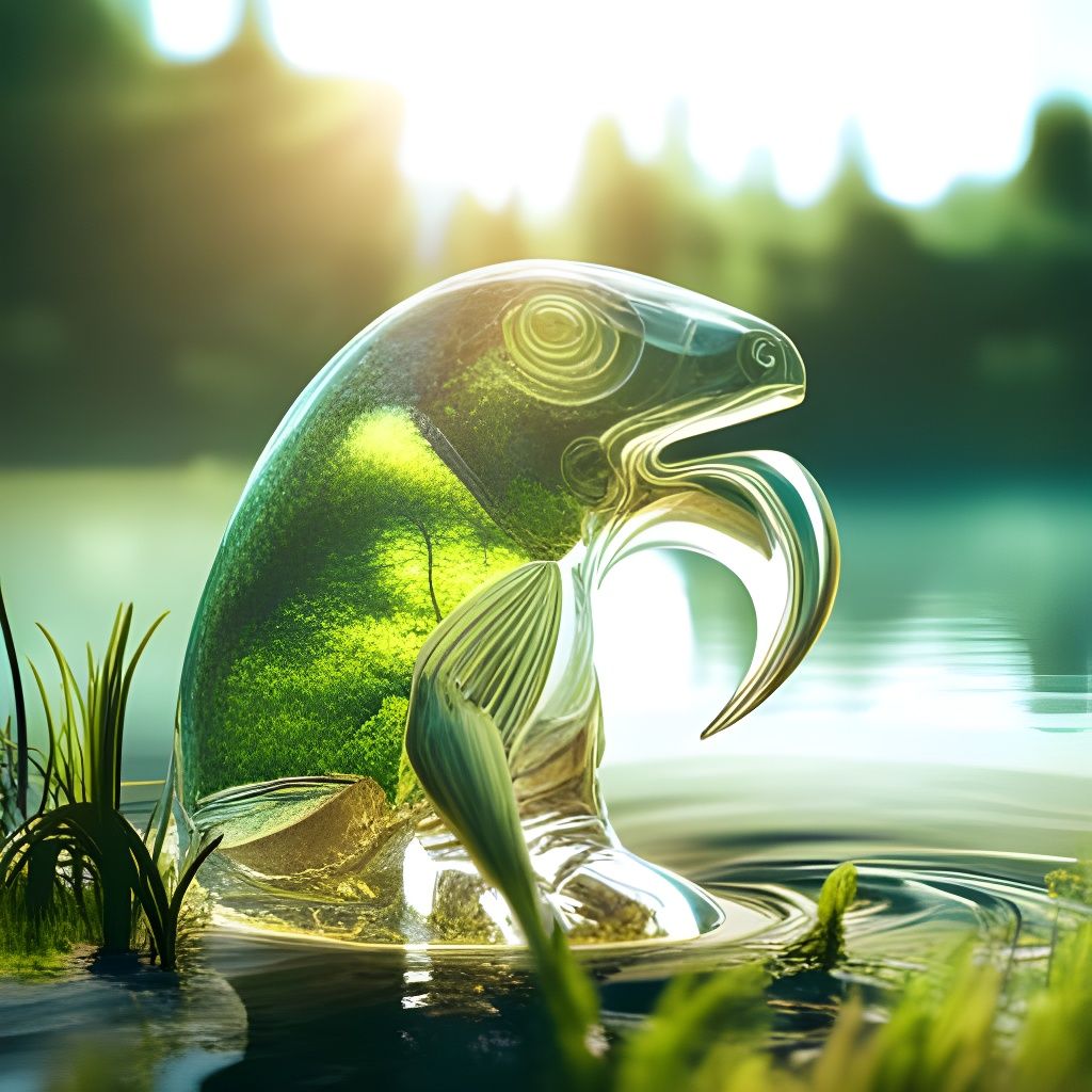 Closer Up real-looking increíble and beautifull transparent glass ...