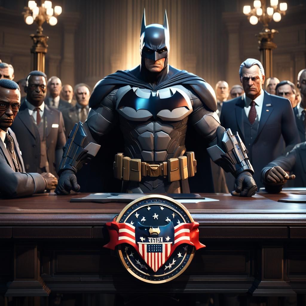 Batman remains President of the United States to strike for freedom and ...