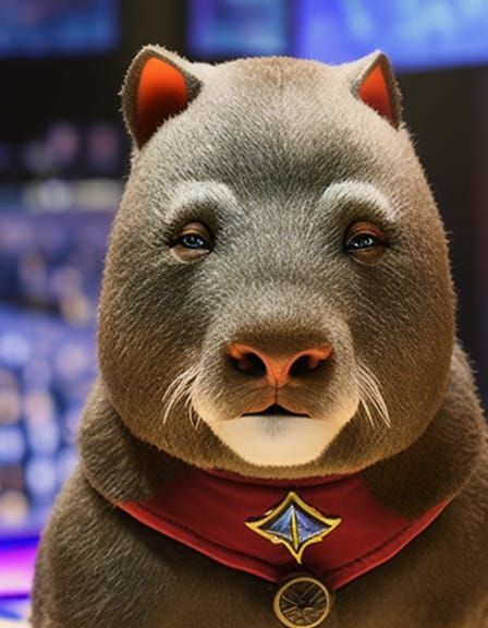 Wombat Space Force - AI Generated Artwork - NightCafe Creator