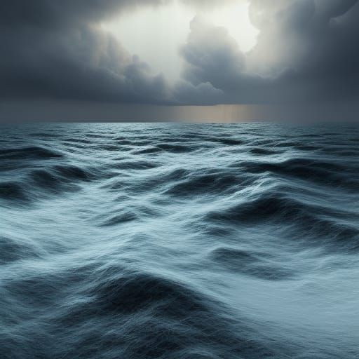 Waves - AI Generated Artwork - NightCafe Creator