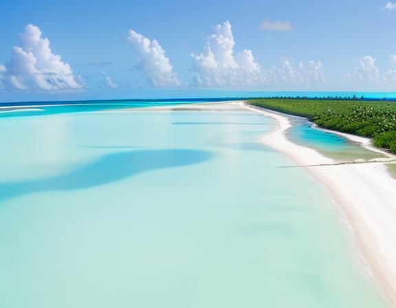 tabwakea beach kiribati - AI Generated Artwork - NightCafe Creator