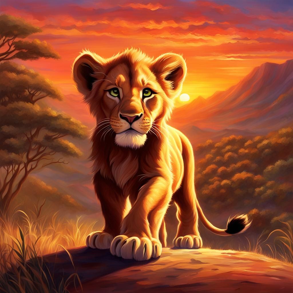 Simba - AI Generated Artwork - NightCafe Creator