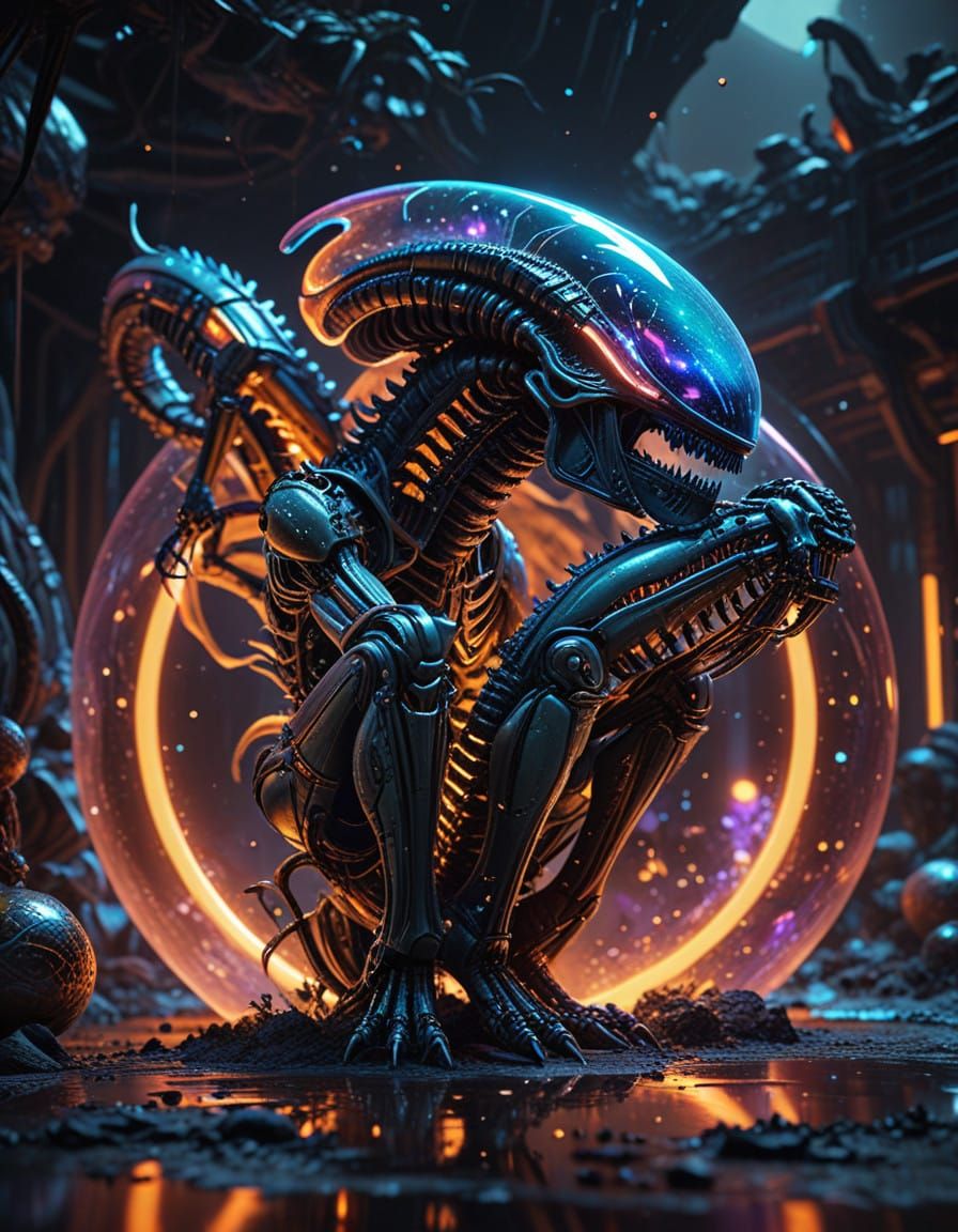 The birth of a Xenomorph - The birth of a Xenomorph