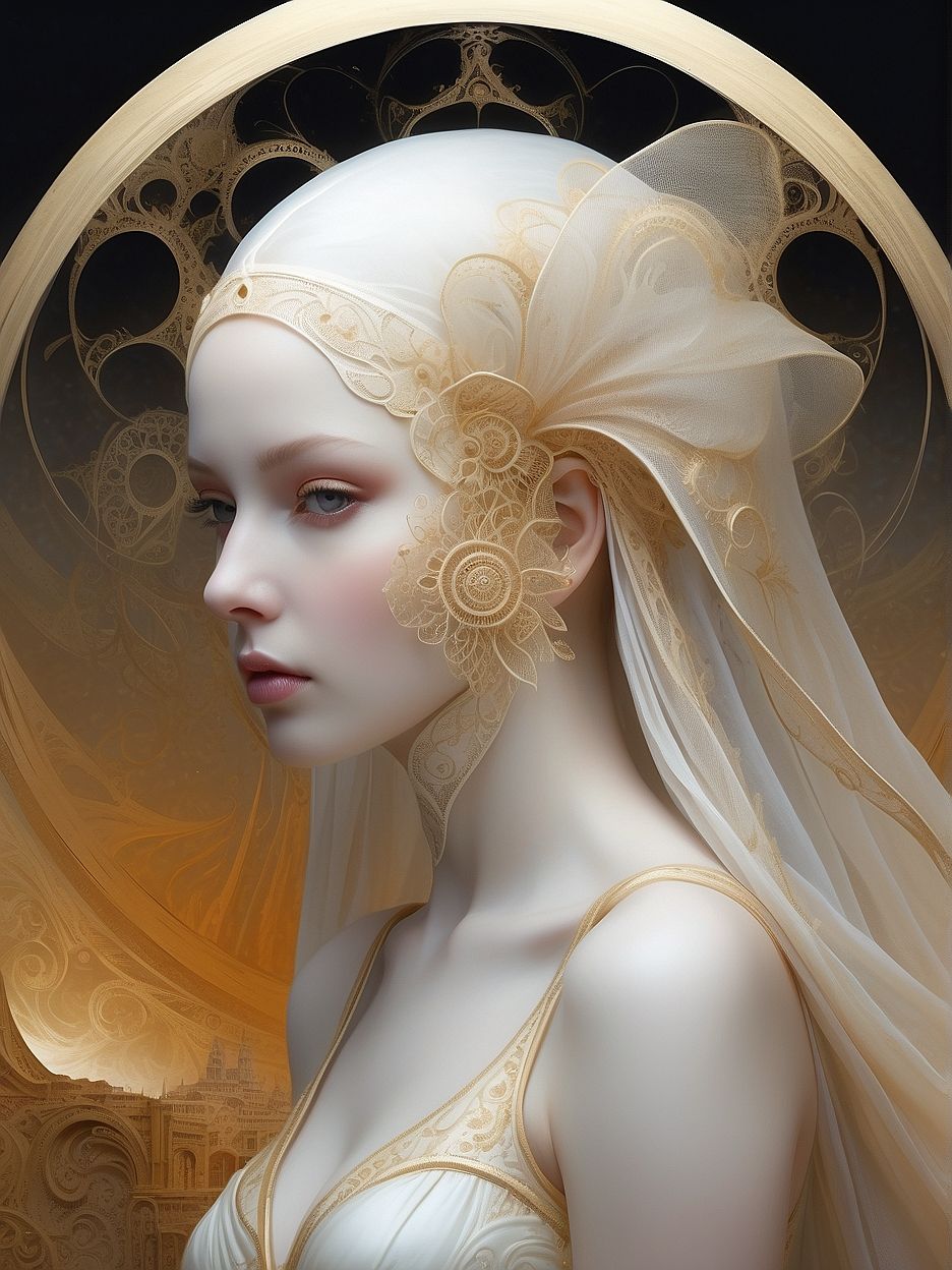 Cosmic Bride - AI Generated Artwork - NightCafe Creator