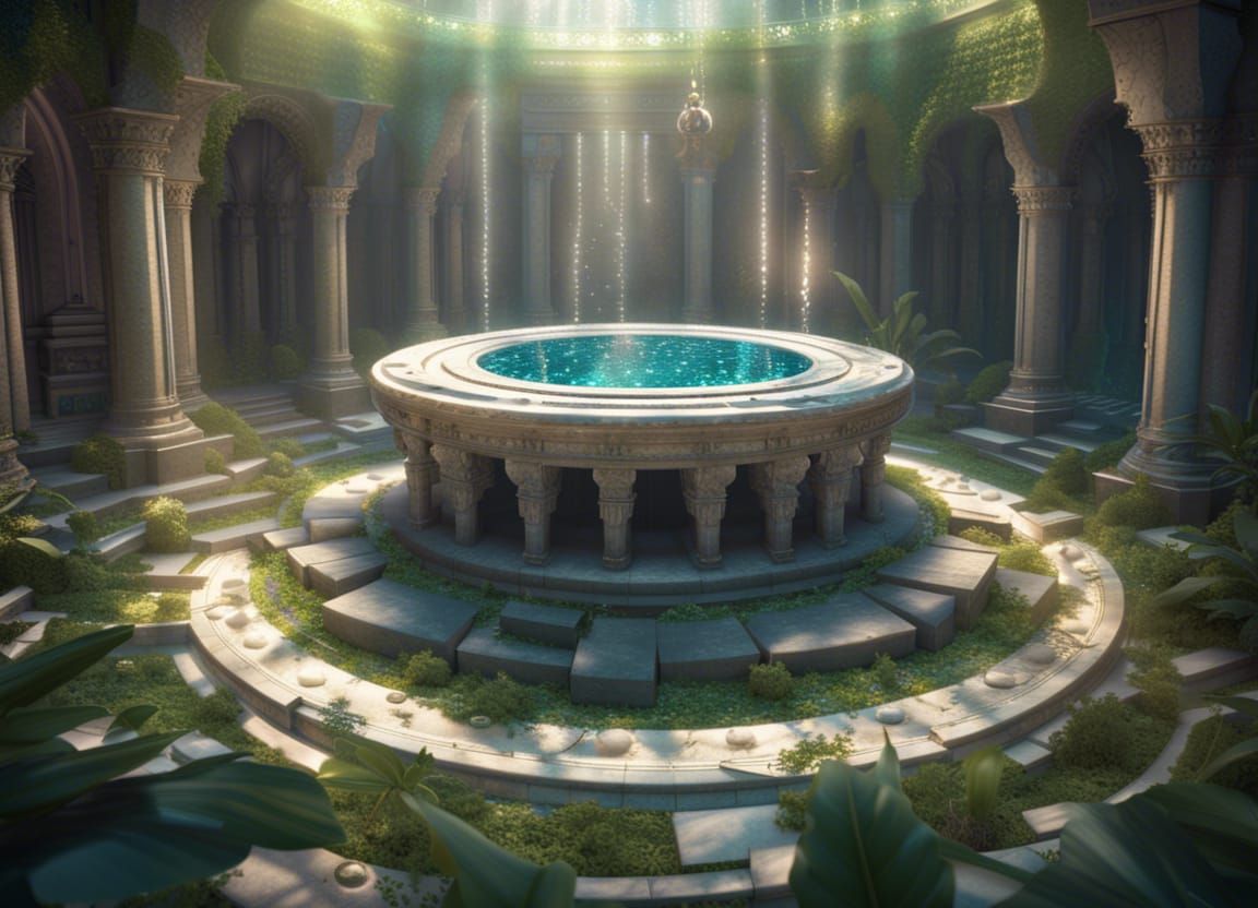 The Pool of Imos - AI Generated Artwork - NightCafe Creator