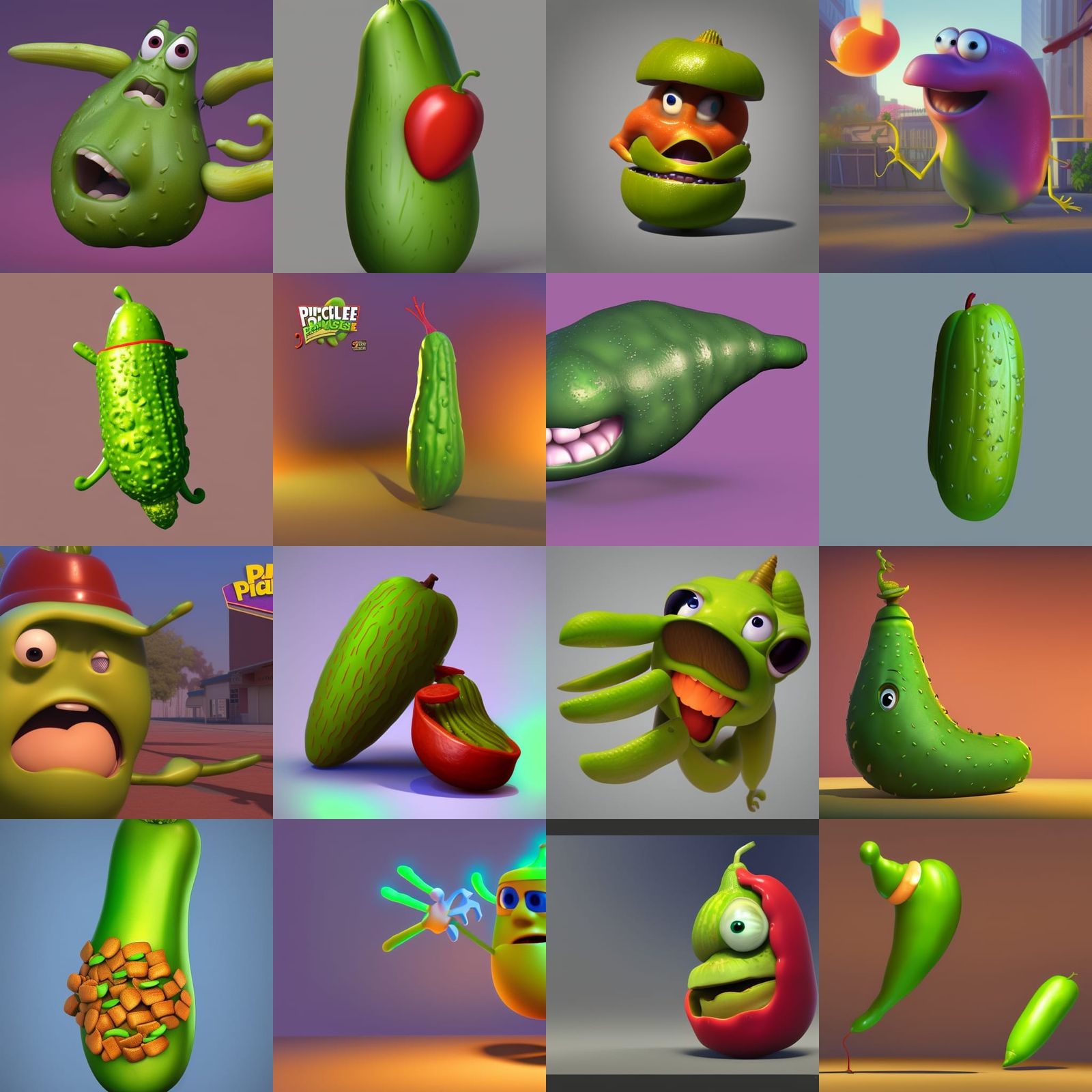 Big spicy pickle - AI Generated Artwork - NightCafe Creator