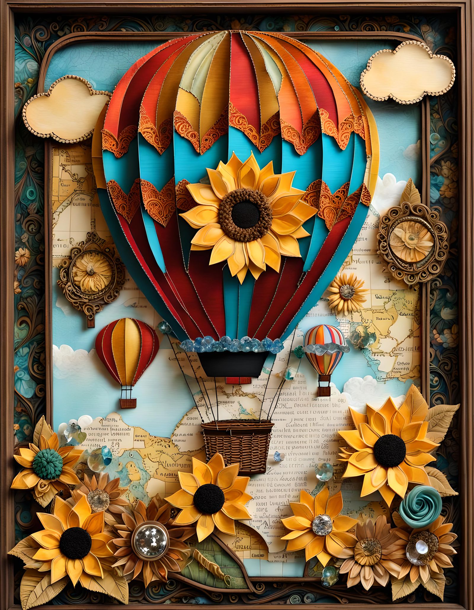 Hot Air Balloon - AI Generated Artwork - NightCafe Creator