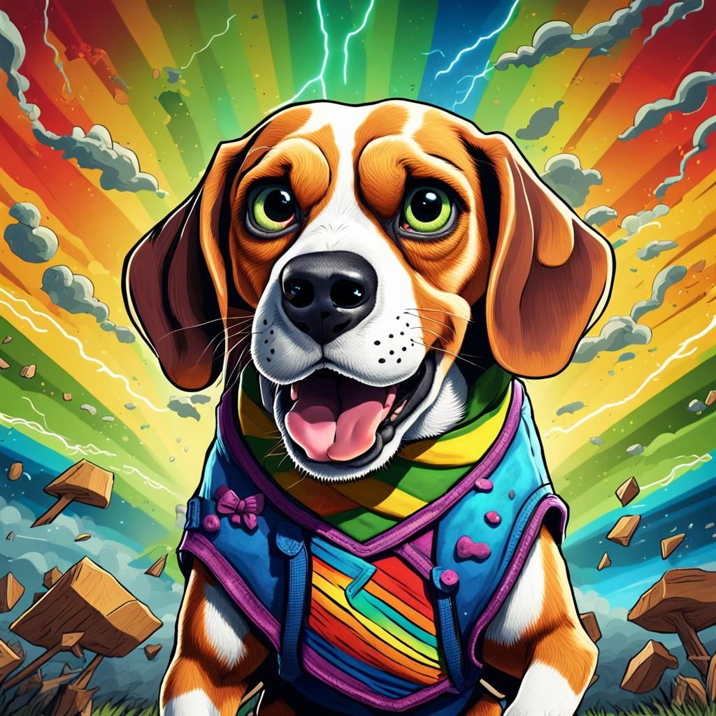 Beagle - AI Generated Artwork - NightCafe Creator