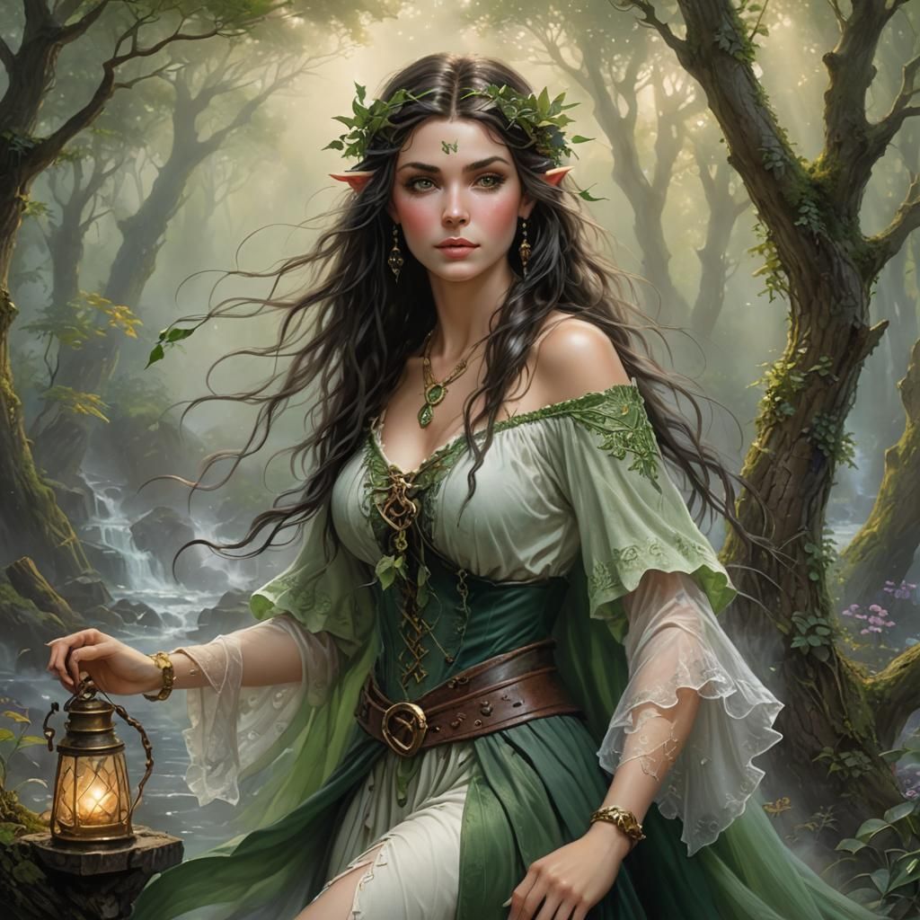 Wispers in the forest - AI Generated Artwork - NightCafe Creator