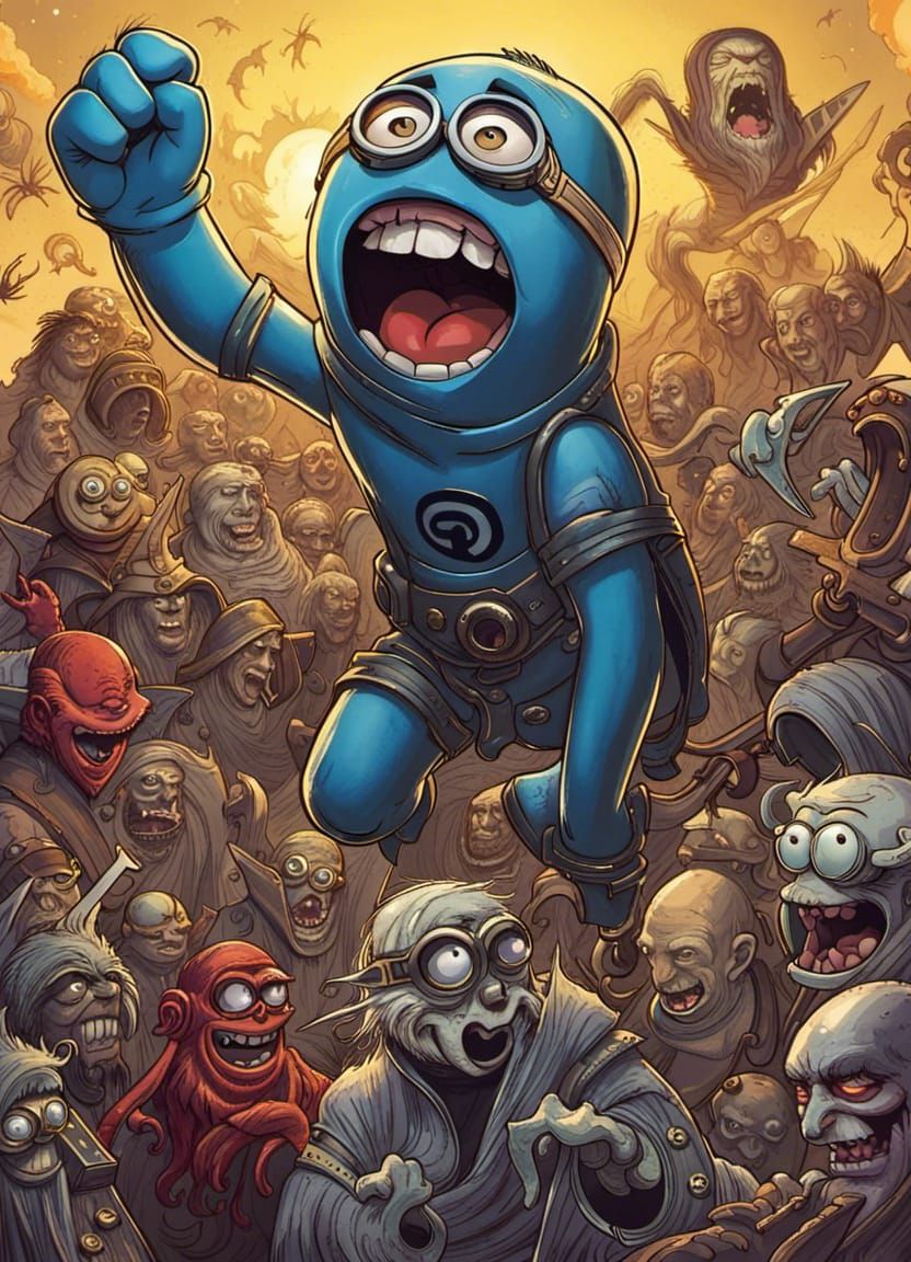 Cursed Minions - AI Generated Artwork - NightCafe Creator