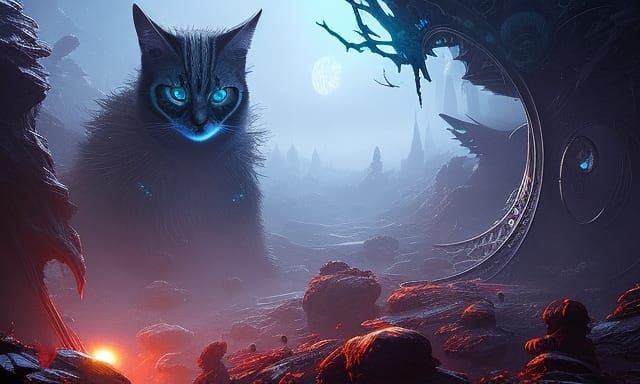 Alien Cat - AI Generated Artwork - NightCafe Creator