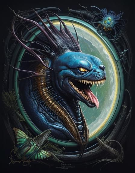 SNARLING BEAST 8 - AI Generated Artwork - NightCafe Creator