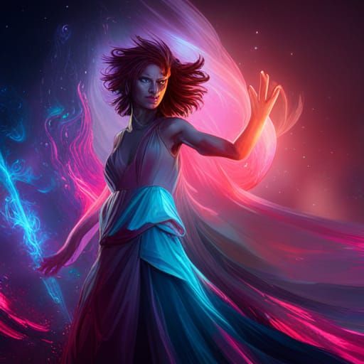 dark nebula angel - AI Generated Artwork - NightCafe Creator