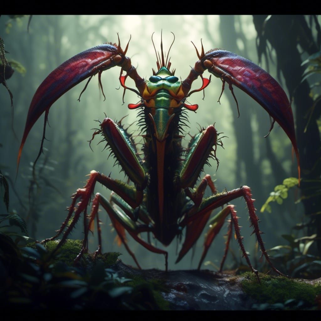 Plant monster - AI Generated Artwork - NightCafe Creator