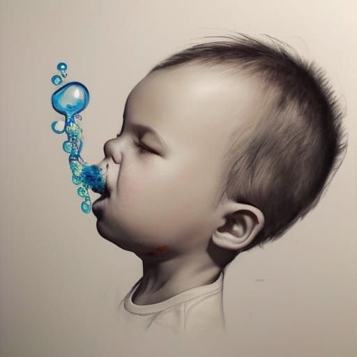 Burping Bubbles. 😊 - AI Generated Artwork - NightCafe Creator