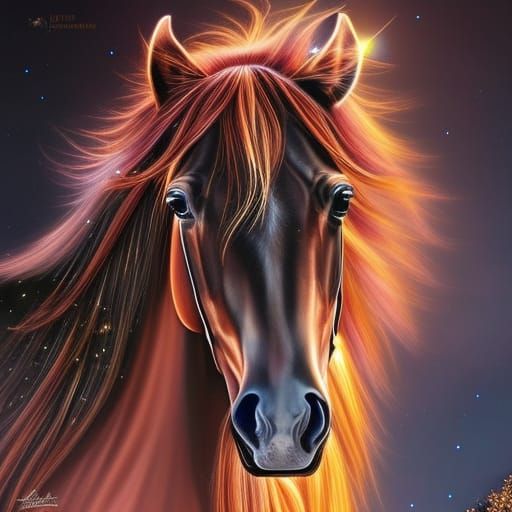 Horse - AI Generated Artwork - NightCafe Creator