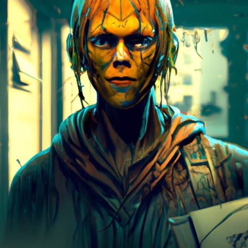 Cyberpunk Rebel - AI Generated Artwork - NightCafe Creator