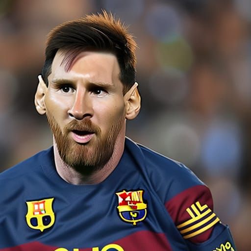 Lionel Messi - AI Generated Artwork - NightCafe Creator