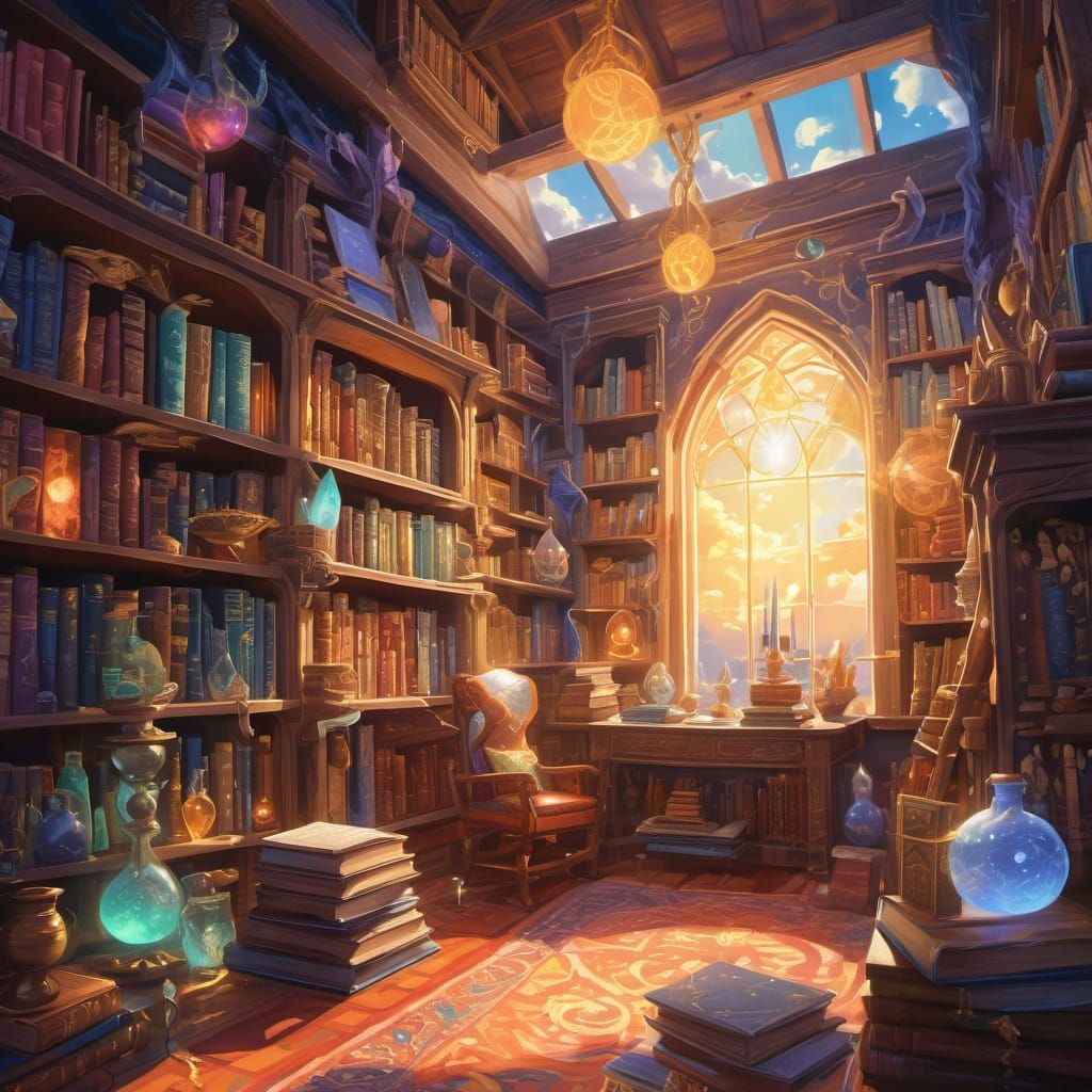 The magic library - The magic library