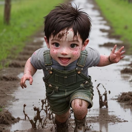 Kids Will Be Kids - AI Generated Artwork - NightCafe Creator