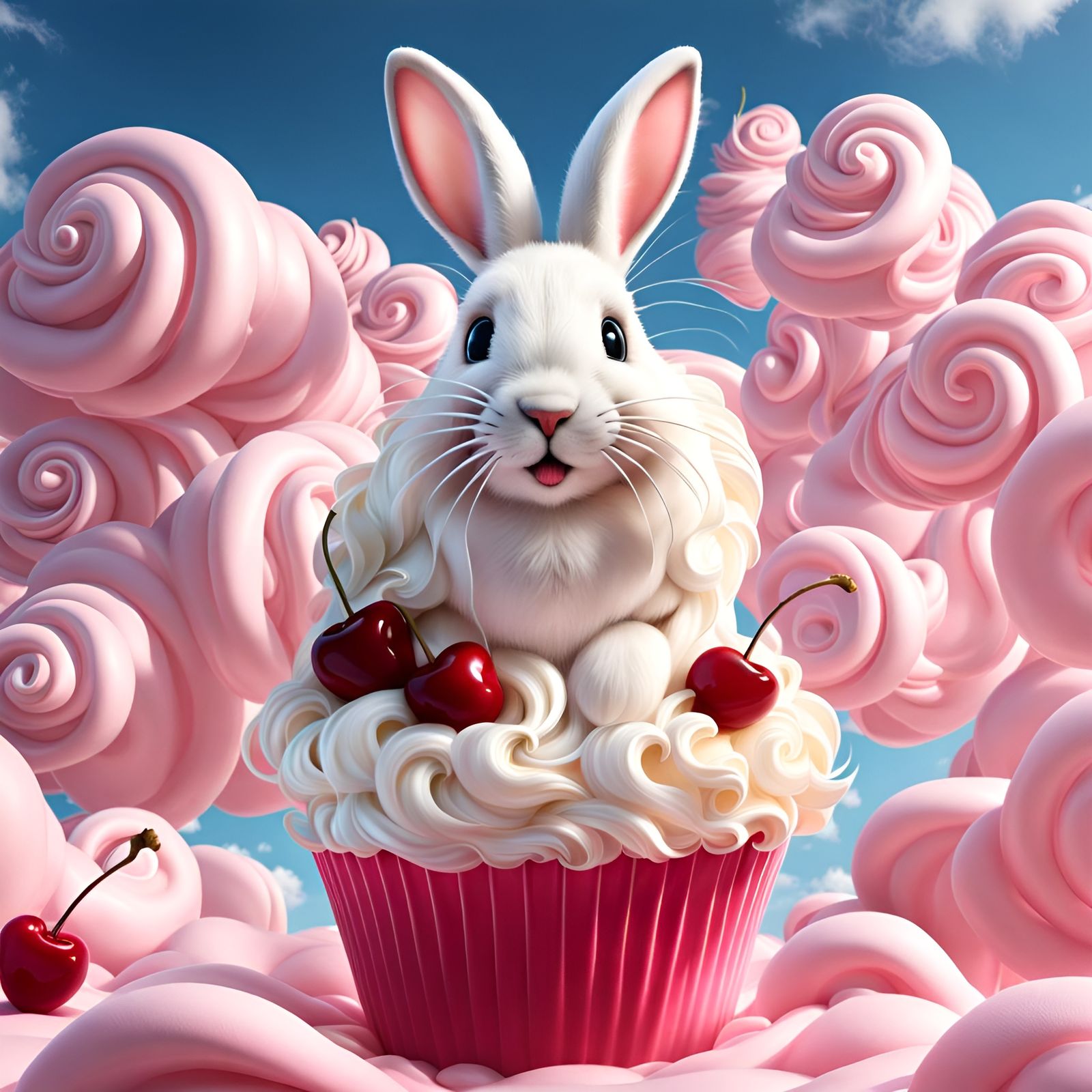 Bunny Muffin - AI Generated Artwork - NightCafe Creator