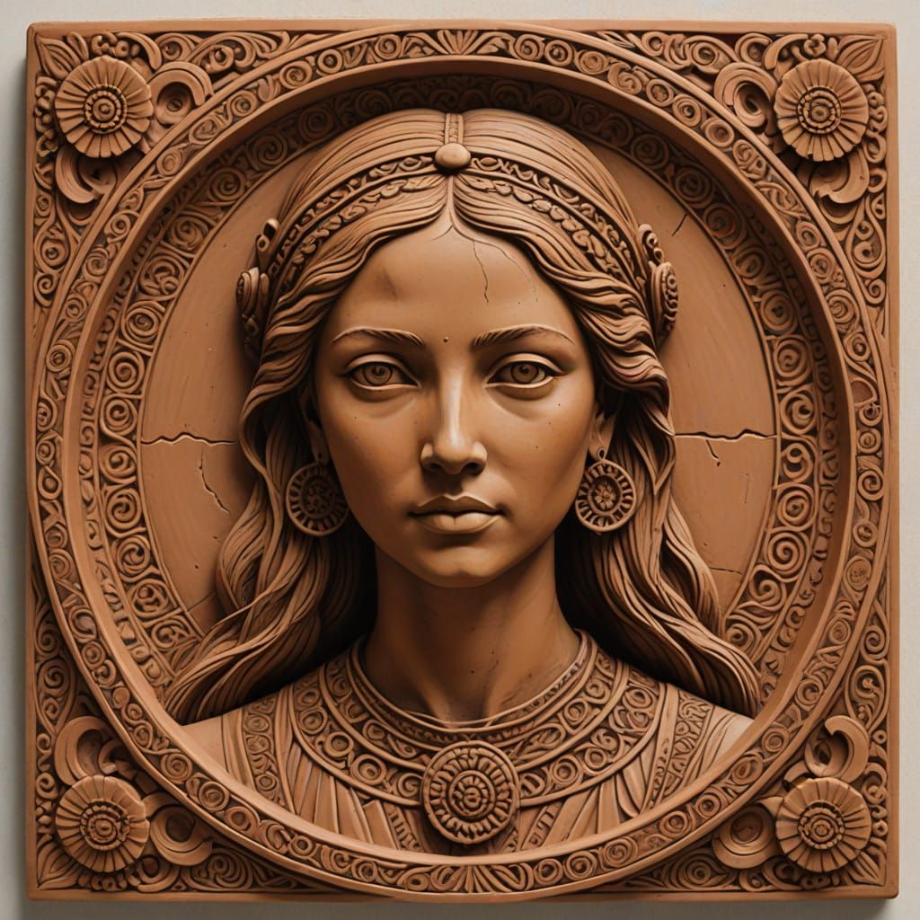 Ancient Clay Plaque - Ancient Clay Plaque
