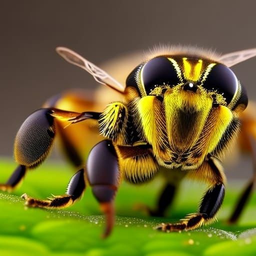 a cute little alien bee filigree creature - AI Generated Artwork ...