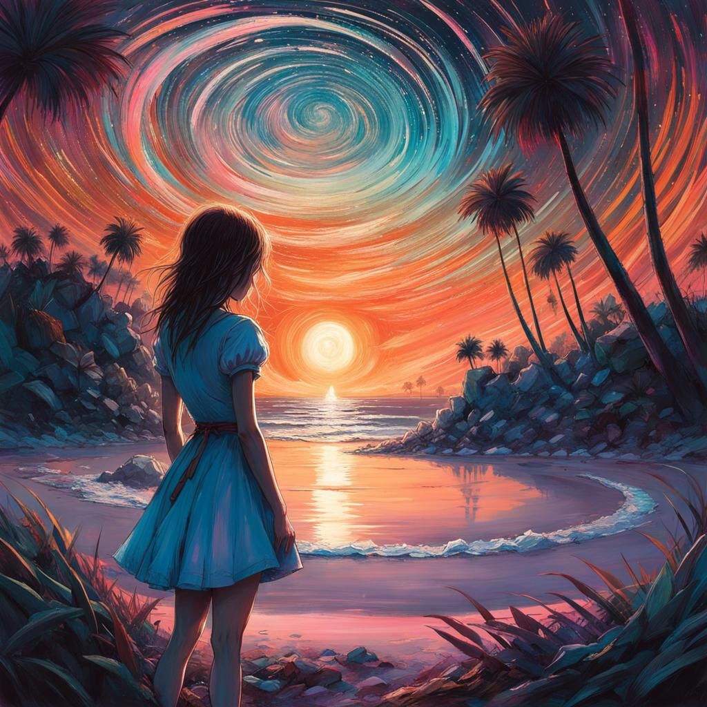 Syfy vision from the ocean - AI Generated Artwork - NightCafe Creator