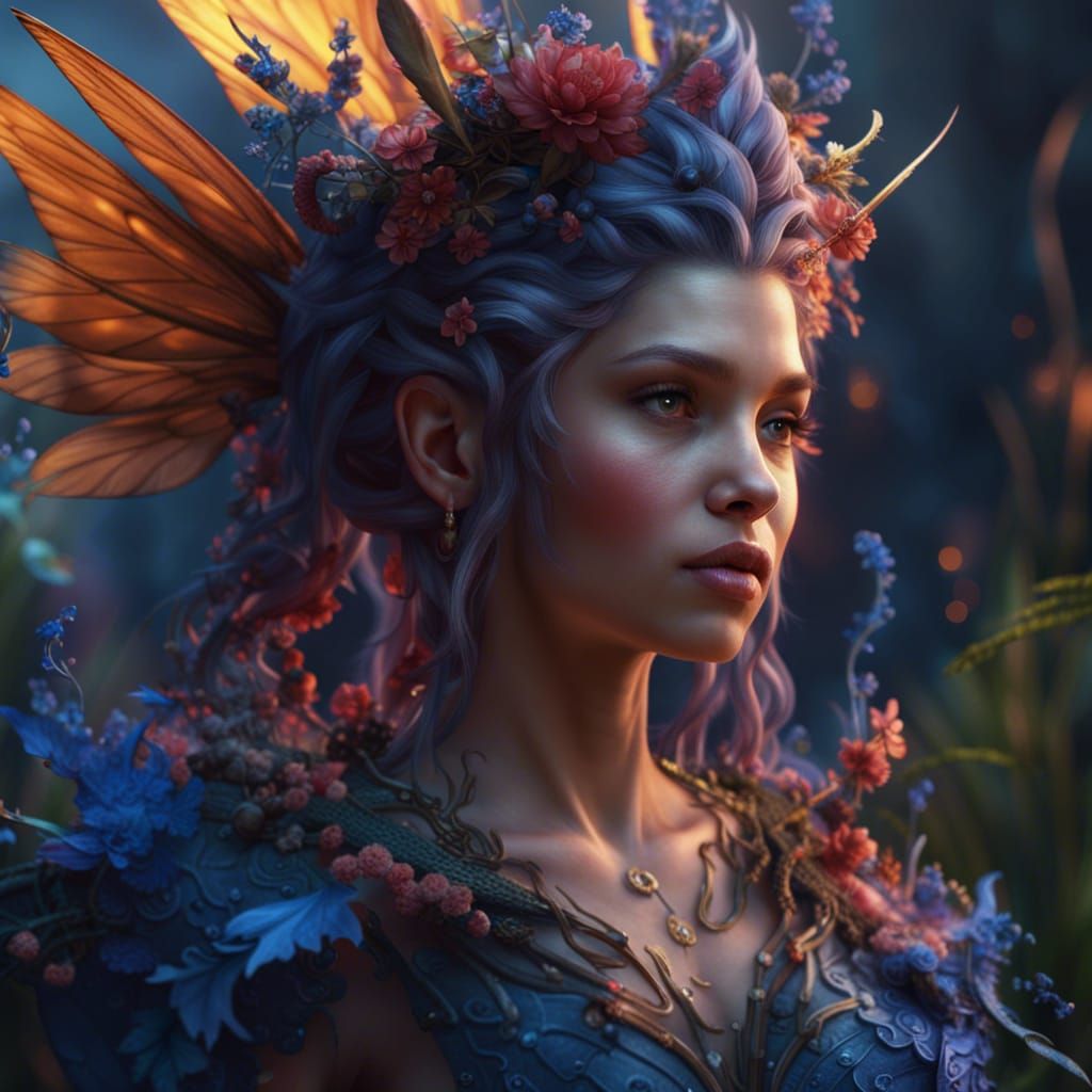 Beautiful Fairy - AI Generated Artwork - NightCafe Creator