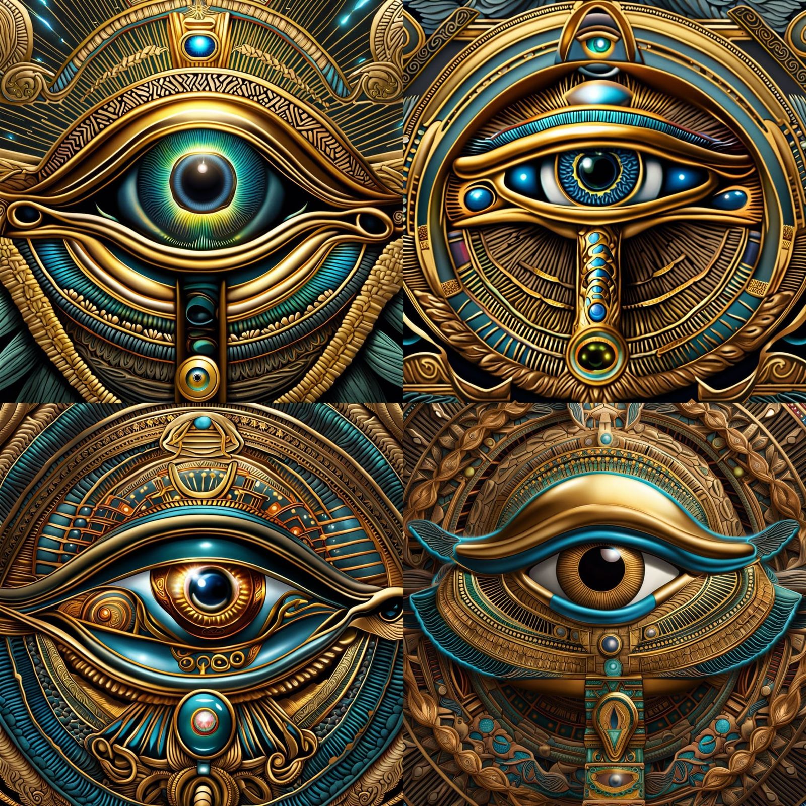 the eye of horus - AI Generated Artwork - NightCafe Creator