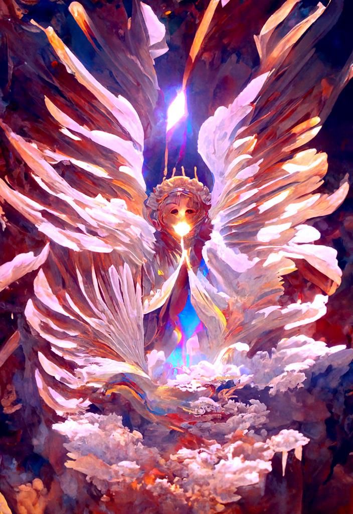 The Angel Attack II - AI Generated Artwork - NightCafe Creator