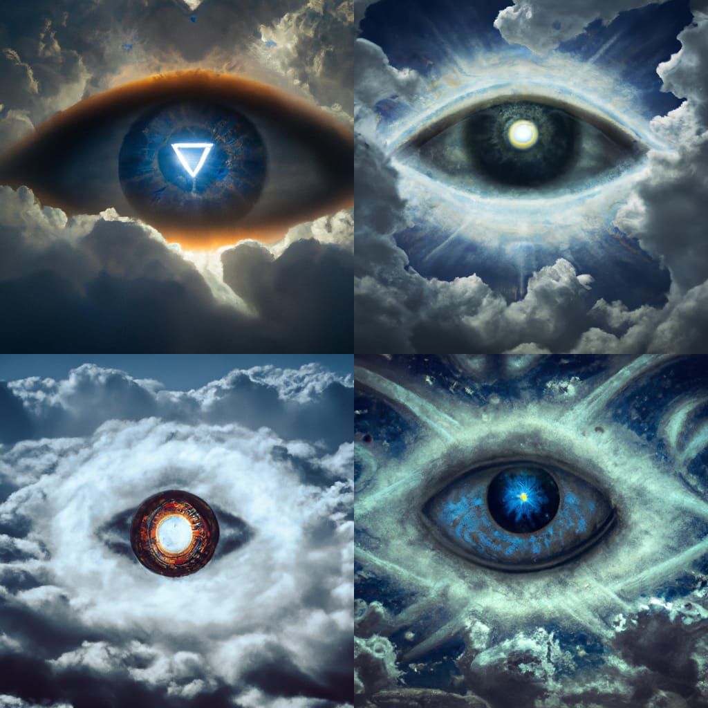 The all seeing eye in the sky - AI Generated Artwork - NightCafe Creator