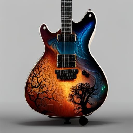 Electric Guitar 2 - AI Generated Artwork - NightCafe Creator