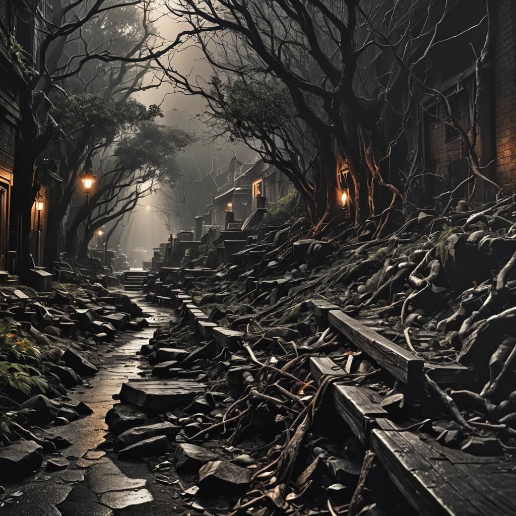 Overgrown - AI Generated Artwork - NightCafe Creator