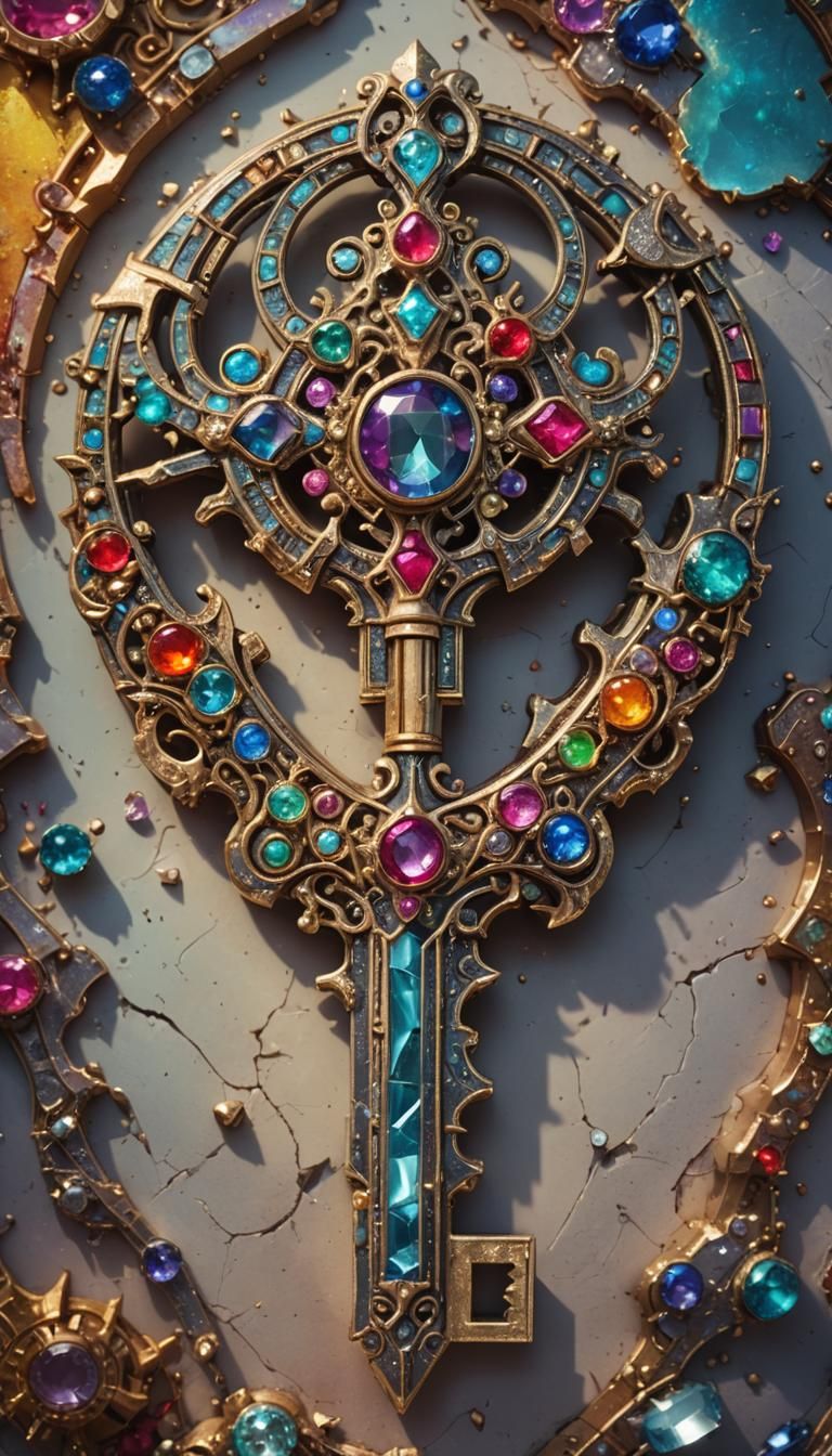 Ornate Key - AI Generated Artwork - NightCafe Creator