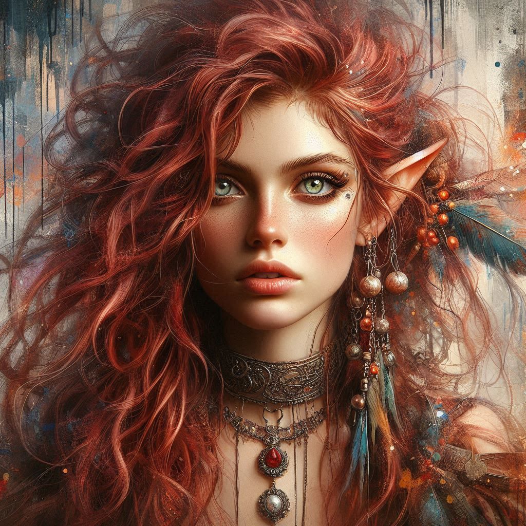 Elven Beauty - AI Generated Artwork - NightCafe Creator