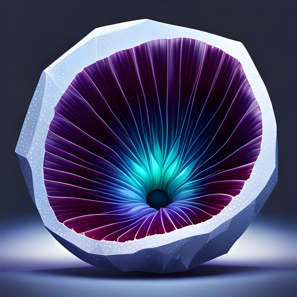 Alexandrite Geode - AI Generated Artwork - NightCafe Creator