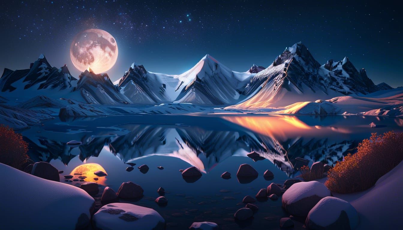 Night Time - AI Generated Artwork - NightCafe Creator