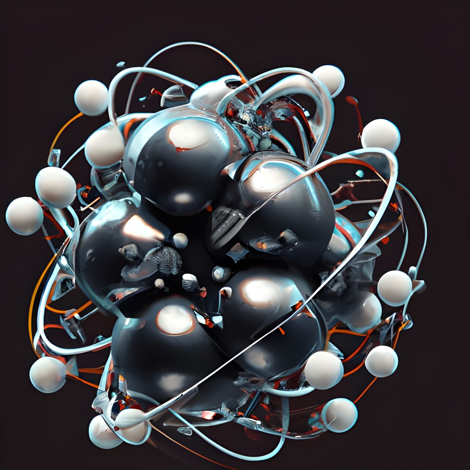 the concept of an atom - AI Generated Artwork - NightCafe Creator