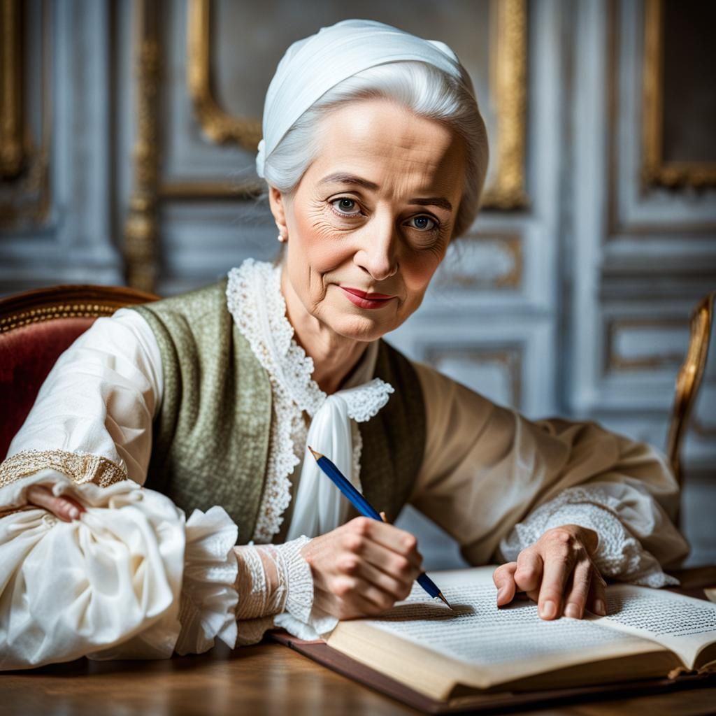 Olympe de Gouge - AI Generated Artwork - NightCafe Creator