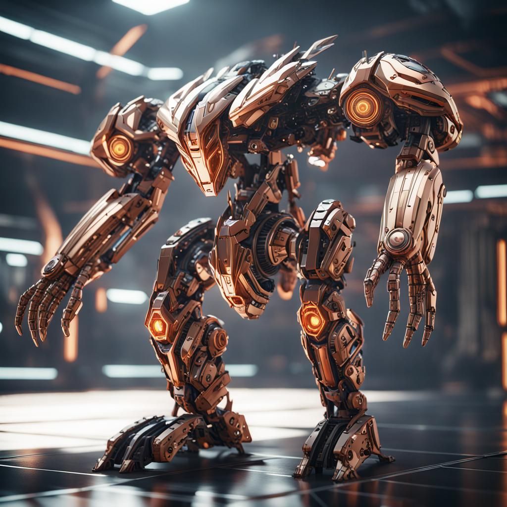 Mech - AI Generated Artwork - NightCafe Creator