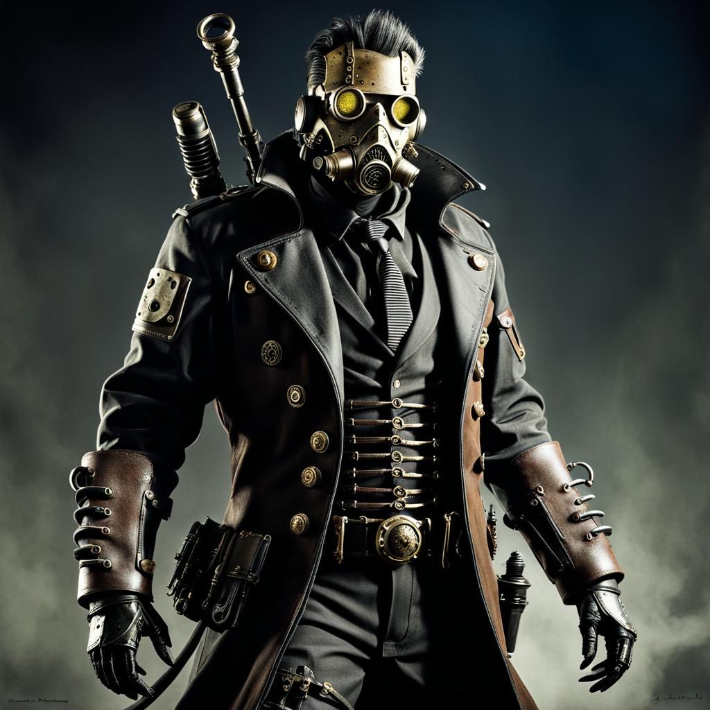Steampunk Fallout Brotherhood - AI Generated Artwork - NightCafe Creator