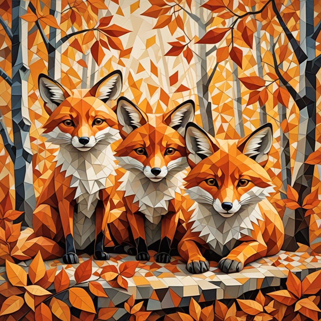 Abstract foxes - Abstract foxes