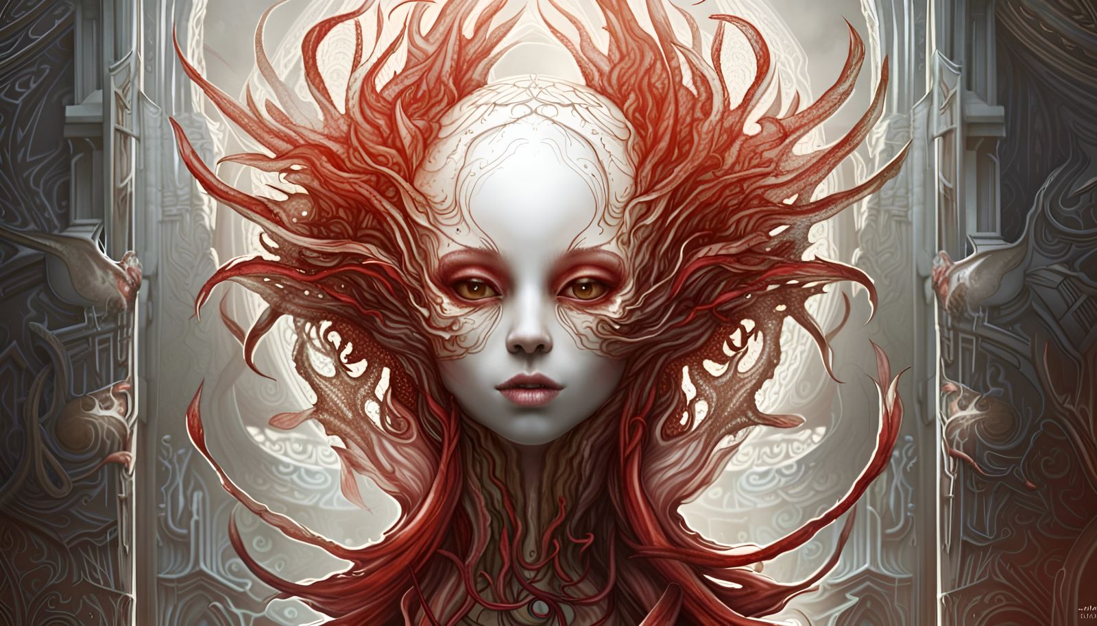 Alien Sorceress IV - AI Generated Artwork - NightCafe Creator