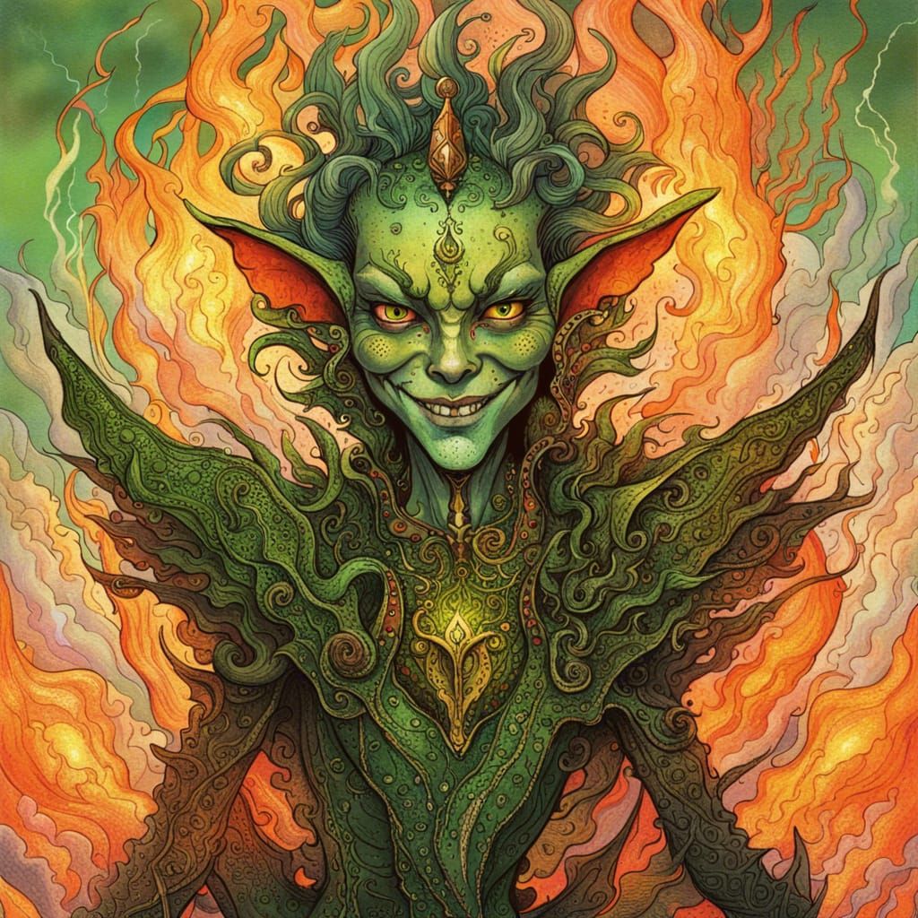 Imp, non-binary - AI Generated Artwork - NightCafe Creator