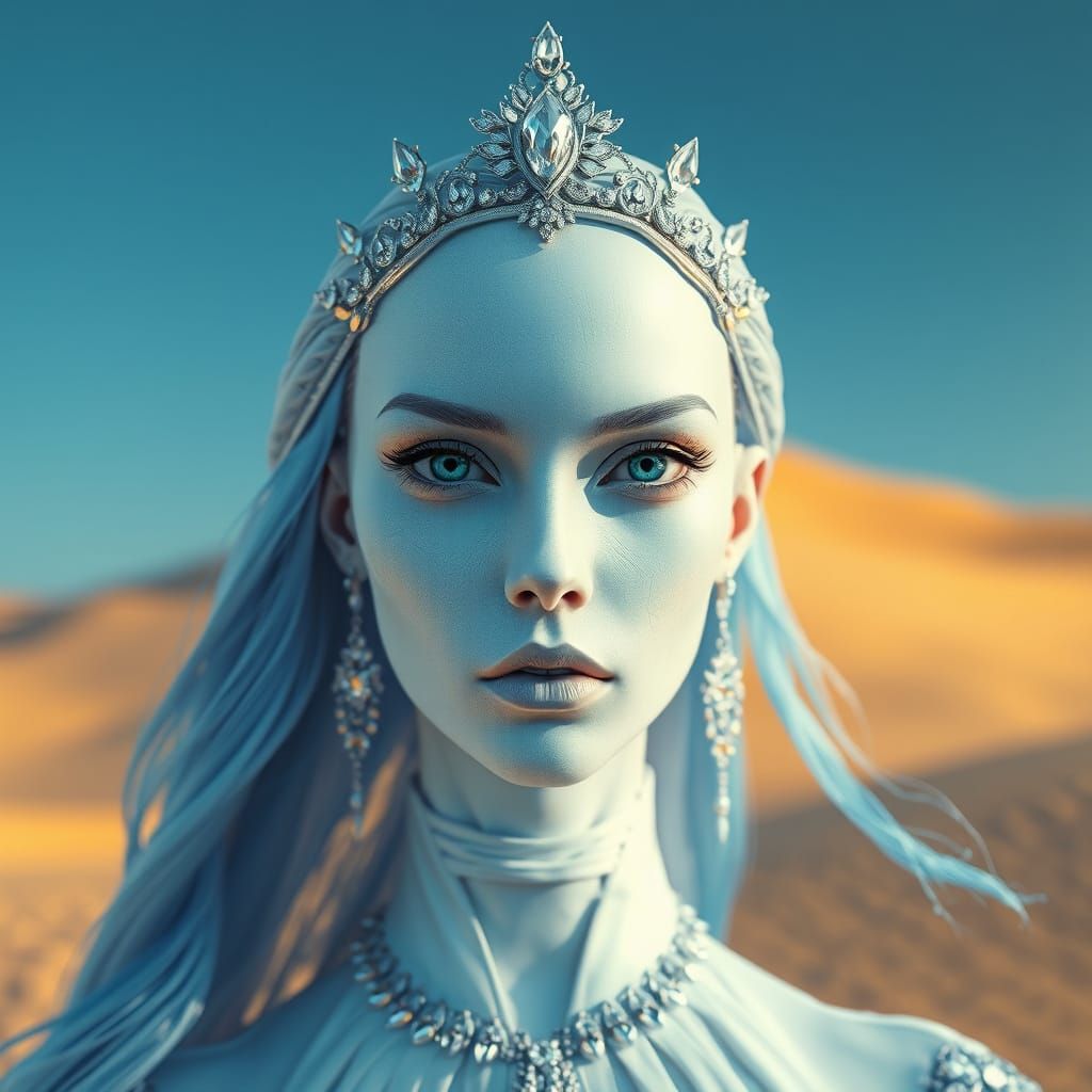 female android ex machina - Surrealist Goddess Emerges from ...