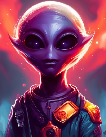 alien! - AI Generated Artwork - NightCafe Creator