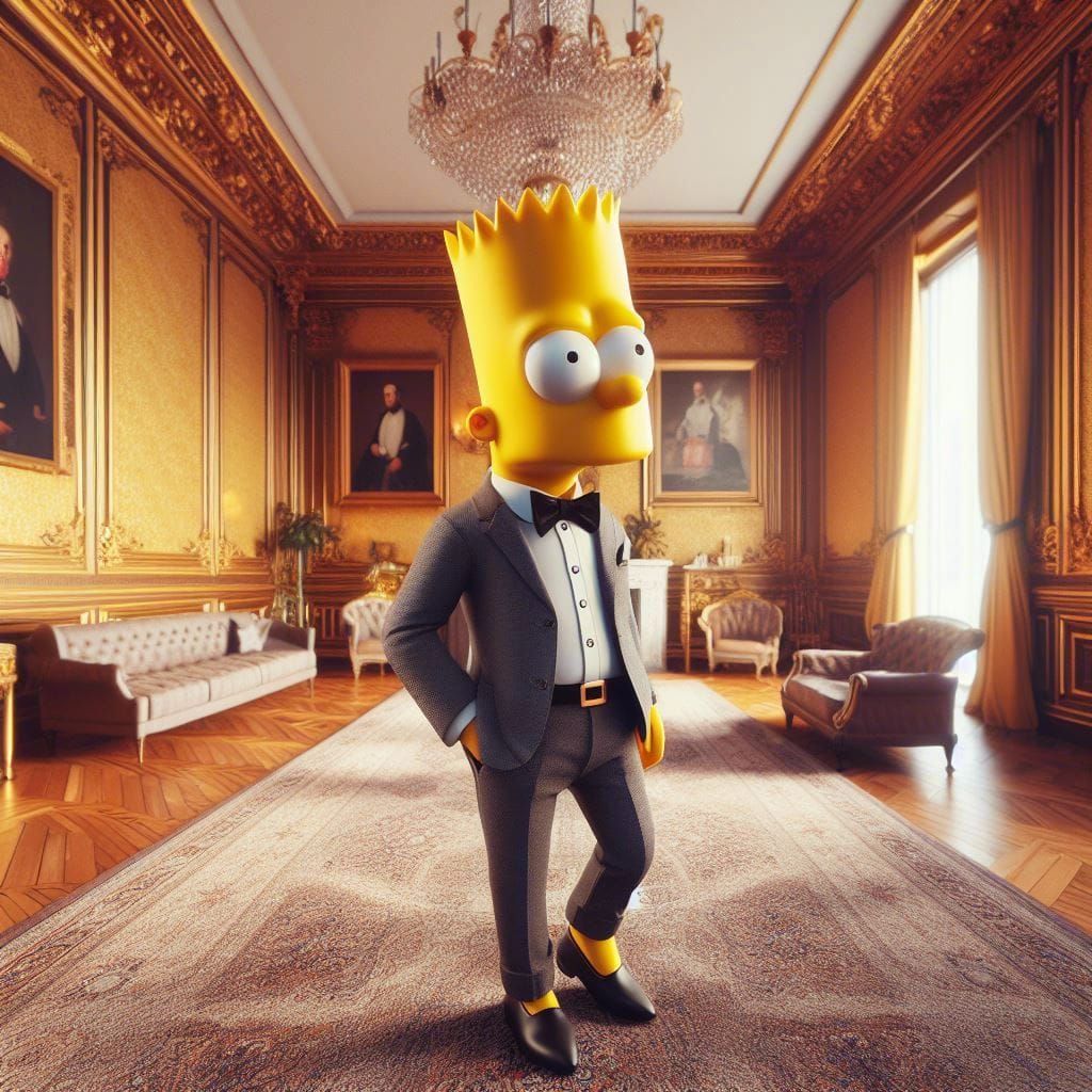 Bartholomew Simpson (D3) - AI Generated Artwork - NightCafe Creator